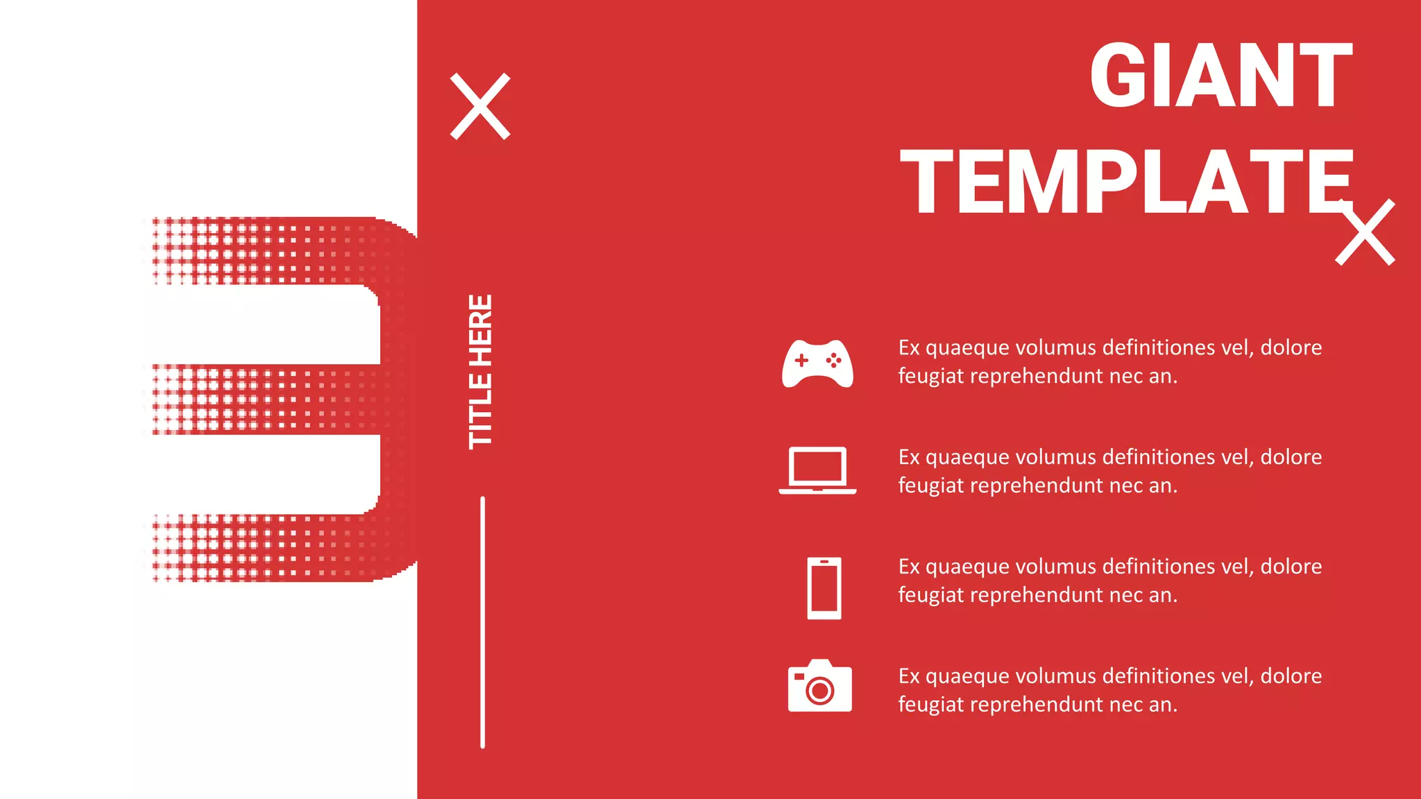 Free Powerpoint Presentation Template - Red and White Color Design | PDF