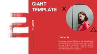 Free Powerpoint Presentation Template - Red and White Color Design | PDF
