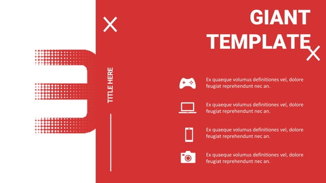 Free Powerpoint Presentation Template - Red and White Color Design | PDF