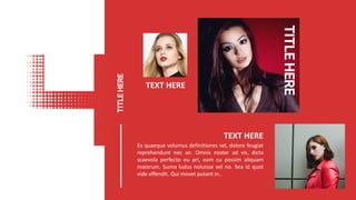 Free Powerpoint Presentation Template - Red and White Color Design | PDF