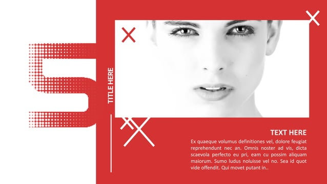 Free Powerpoint Presentation Template - Red and White Color Design | PDF