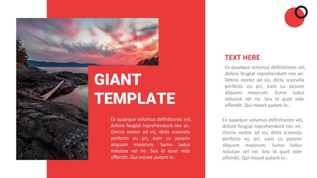 Free Powerpoint Presentation Template - Red and White Color Design | PDF
