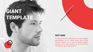 Free Powerpoint Presentation Template - Red and White Color Design | PDF