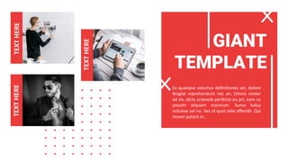 Free Powerpoint Presentation Template - Red and White Color Design | PDF