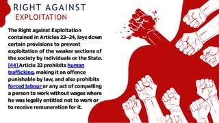 Fundamental Rights in indian constitution | PPTX | Law