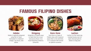 Red and White Illustrative History Filipino Cuisine and Culture ...