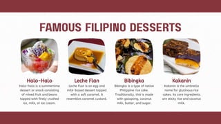 Red and White Illustrative History Filipino Cuisine and Culture ...