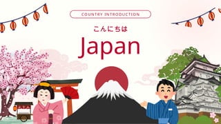 Red and White Illustrative Japan Country Introduction Education ...