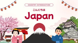 Red and White Illustrative Japan Country Introduction Education ...
