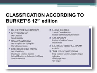 Red and White Lesions of the.pptx