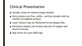 RED AND WHITE LESIONS OF THE ORAL MUCOSA.pptx