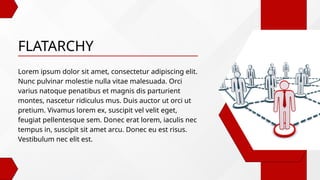 Red And White Modern Business Organization Structure In Business ...