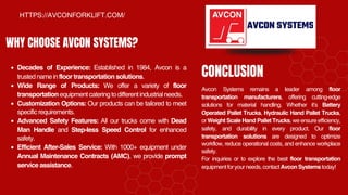 Optimizing Material Handling with Advanced Floor Transportation Solutions | PPT