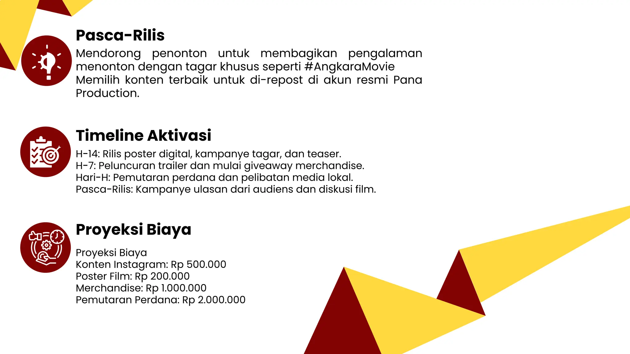 Presentasi Public Relations Project - Angkara Production | PPT