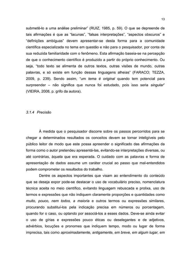 Redação E Formatação De Trabalhos Científicos De Acordo Com As Normas
