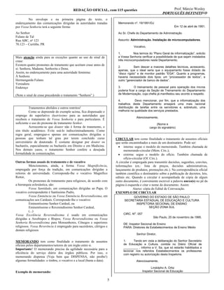 Redação oficial e pronomes de tratamento | PDF