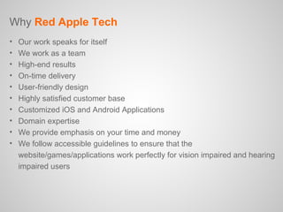 Redapple company profile | PPT