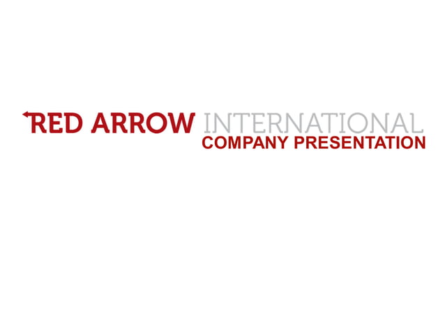 Red arrow international company presentation | PDF | Television ...