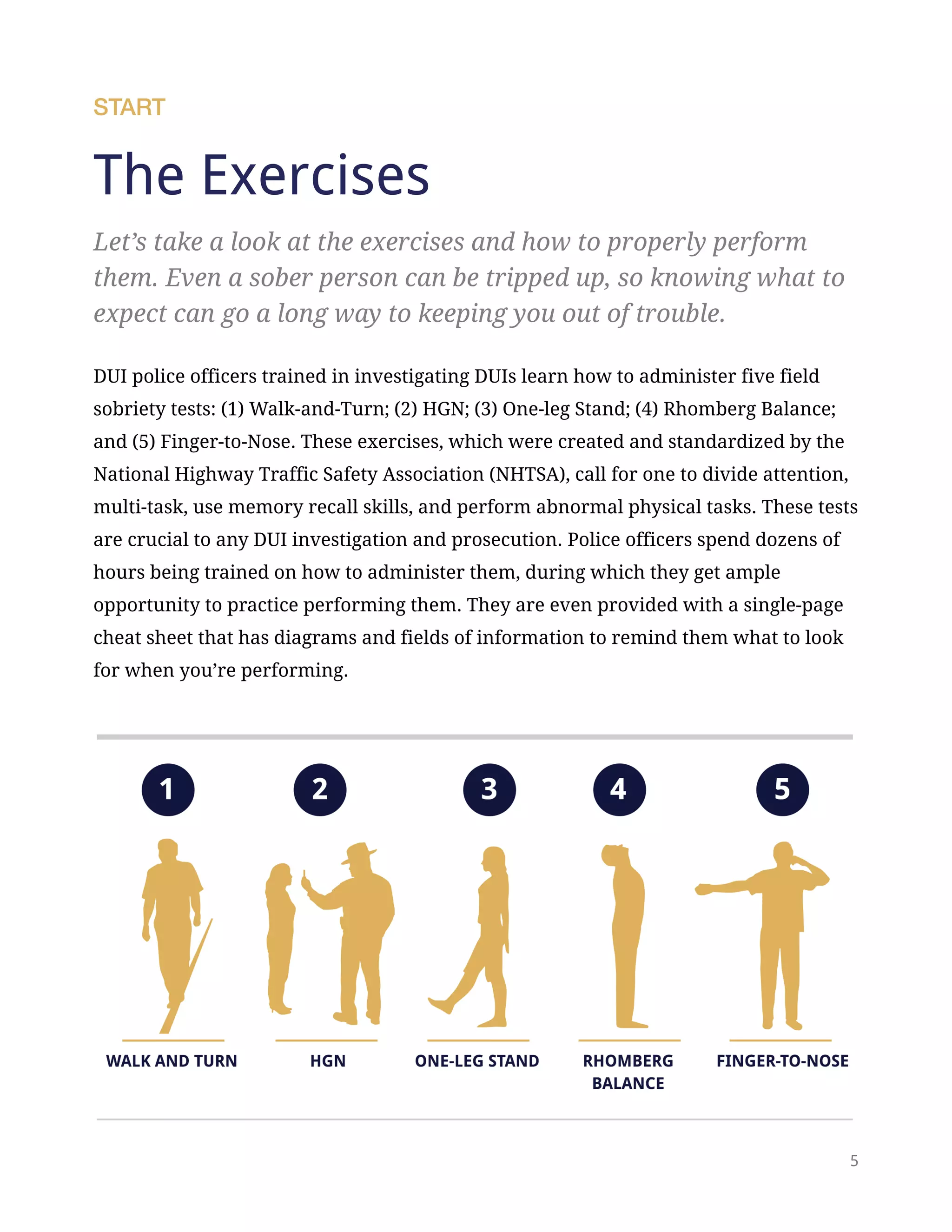 Florida Field Sobriety Tests | PDF