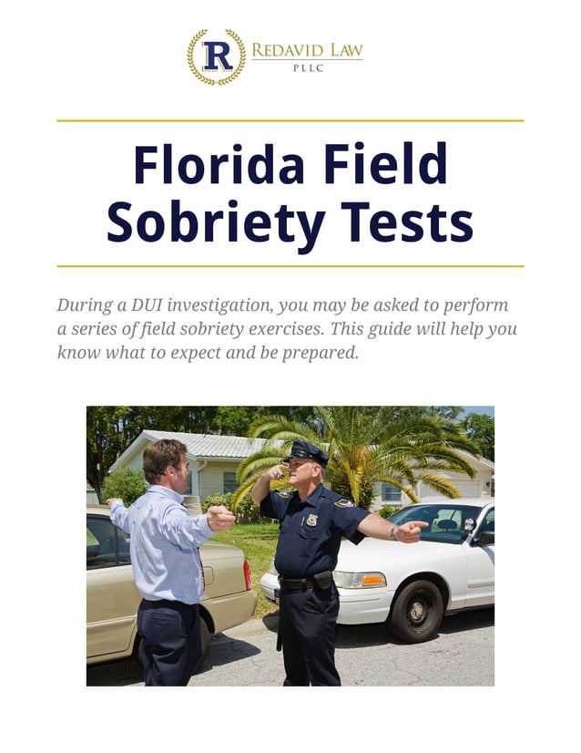 Florida Field Sobriety Tests | PDF