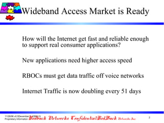Redback Networks | PPT