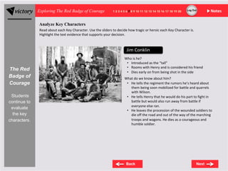 Red badge of courage critical thinking tool | PPT