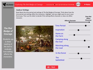 Red badge of courage critical thinking tool | PPT