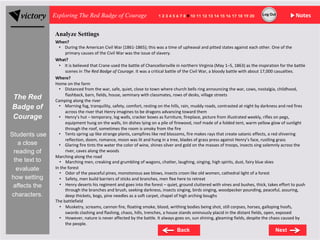 Red badge of courage critical thinking tool | PPT