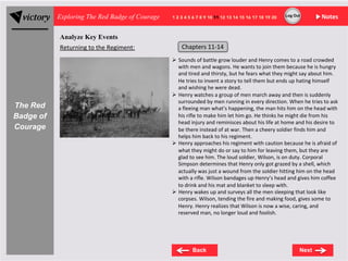 Red badge of courage critical thinking tool | PPT