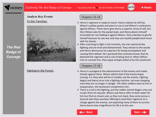 Red badge of courage critical thinking tool | PPT