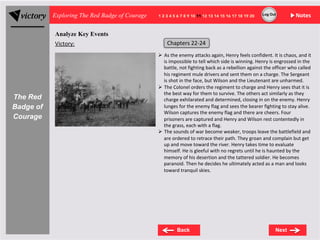 Red badge of courage critical thinking tool | PPT