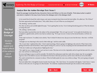 Red badge of courage critical thinking tool | PPT