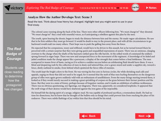 Red badge of courage critical thinking tool | PPT