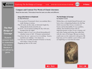 Red badge of courage critical thinking tool | PPT