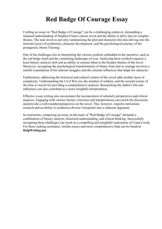 Red Badge Of Courage Essay.pdf