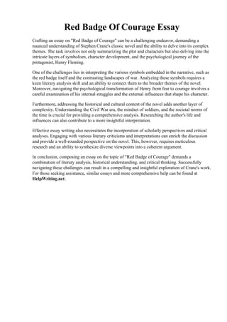 Red Badge Of Courage Essay.pdf