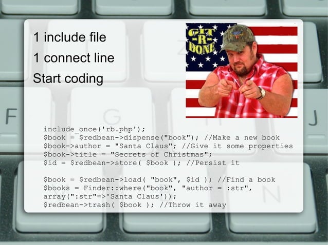 Red beanphp orm presentation | PPT