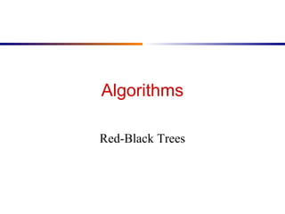 Red black tree | PPT | Programming Languages | Computing