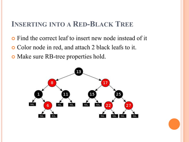 Red black tree | PPT