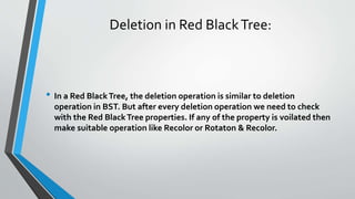 Red black tree | PPT