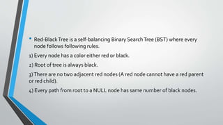 Red black tree | PPT