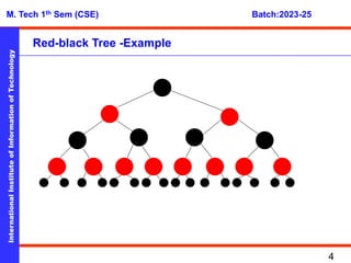 Red Black Tree,Red black tree, Cases-insertion, Deletion | PPTX