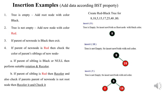 Red black tree in data structure | PPT