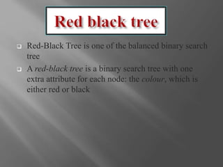 Red black trees | PPTX