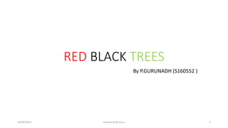 Red black trees | PPT