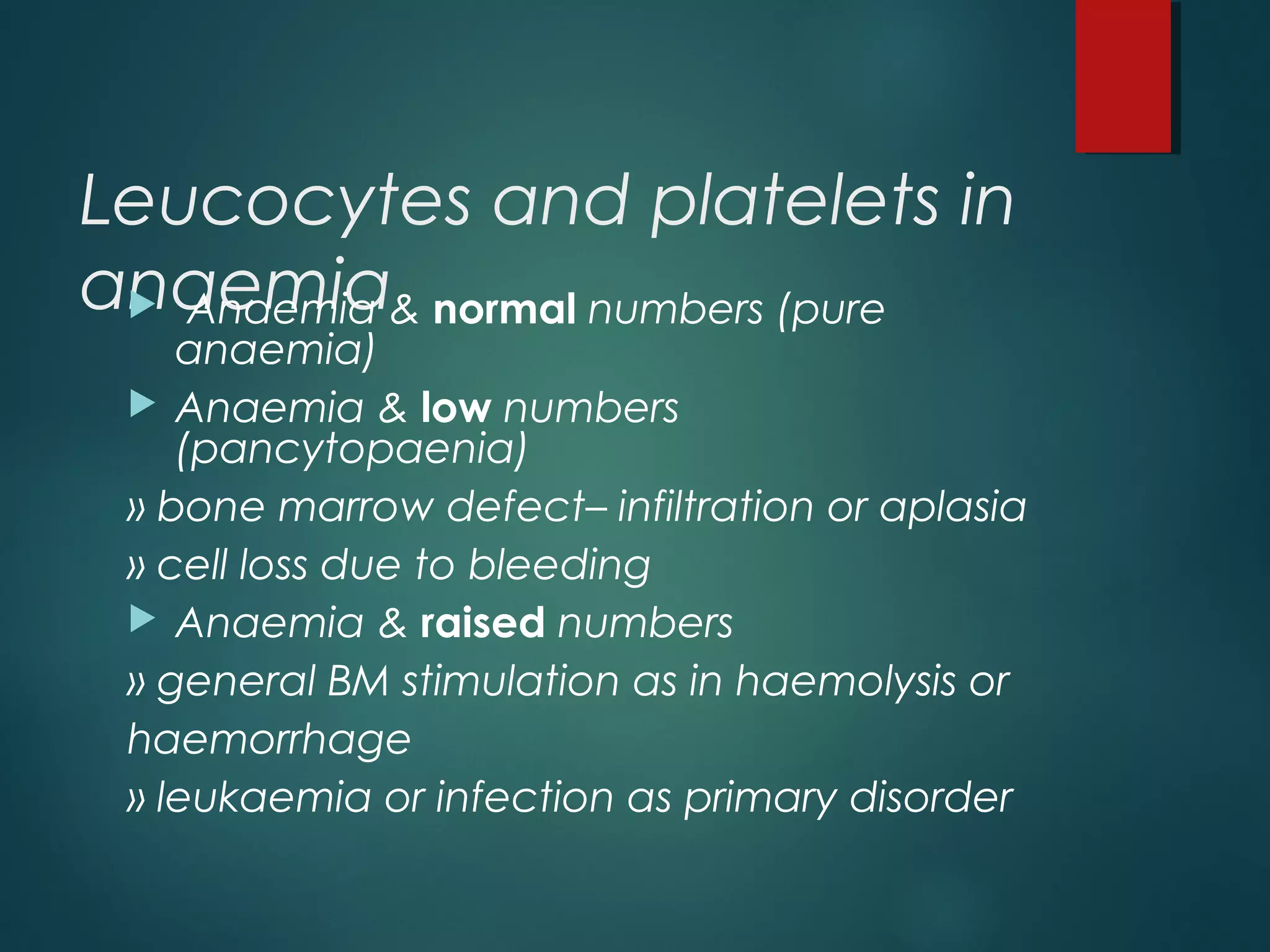 Red blood cell & bleeding disorders | PPT