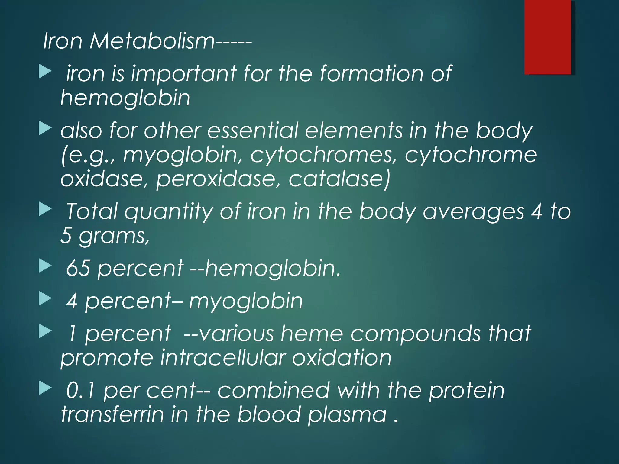 Red blood cell & bleeding disorders | PPT