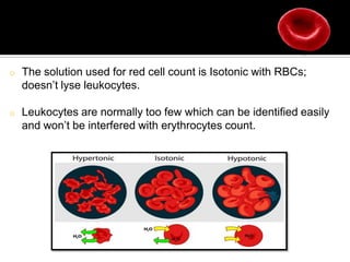 Red blood cell count | PPSX