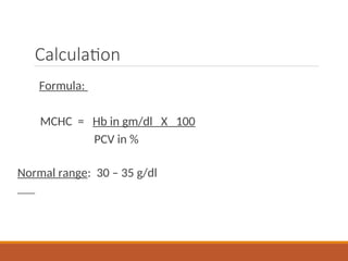 Red blood cell indices. Types of blood indices | PPT