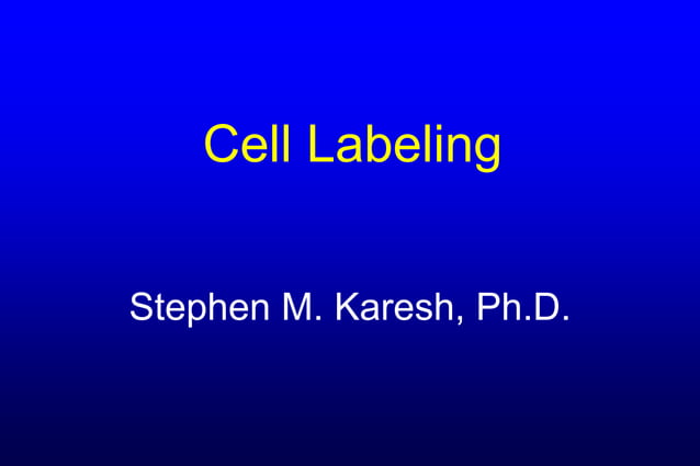 Red blood celllabeling (1) | PPTX